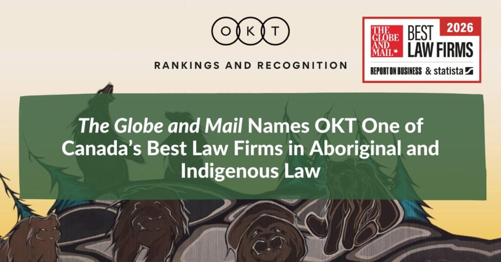 The Globe and Mail Names OKT One of Canada’s Best Law Firms in ...